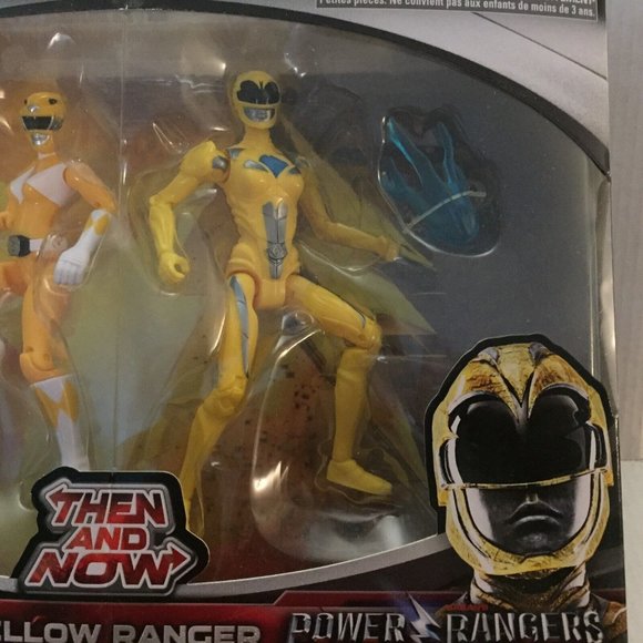 Power Ranger | Toys | New Power Rangers Then And Now Yellow Ranger Two ...